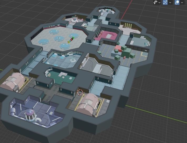 Among us map 3D model | CGTrader