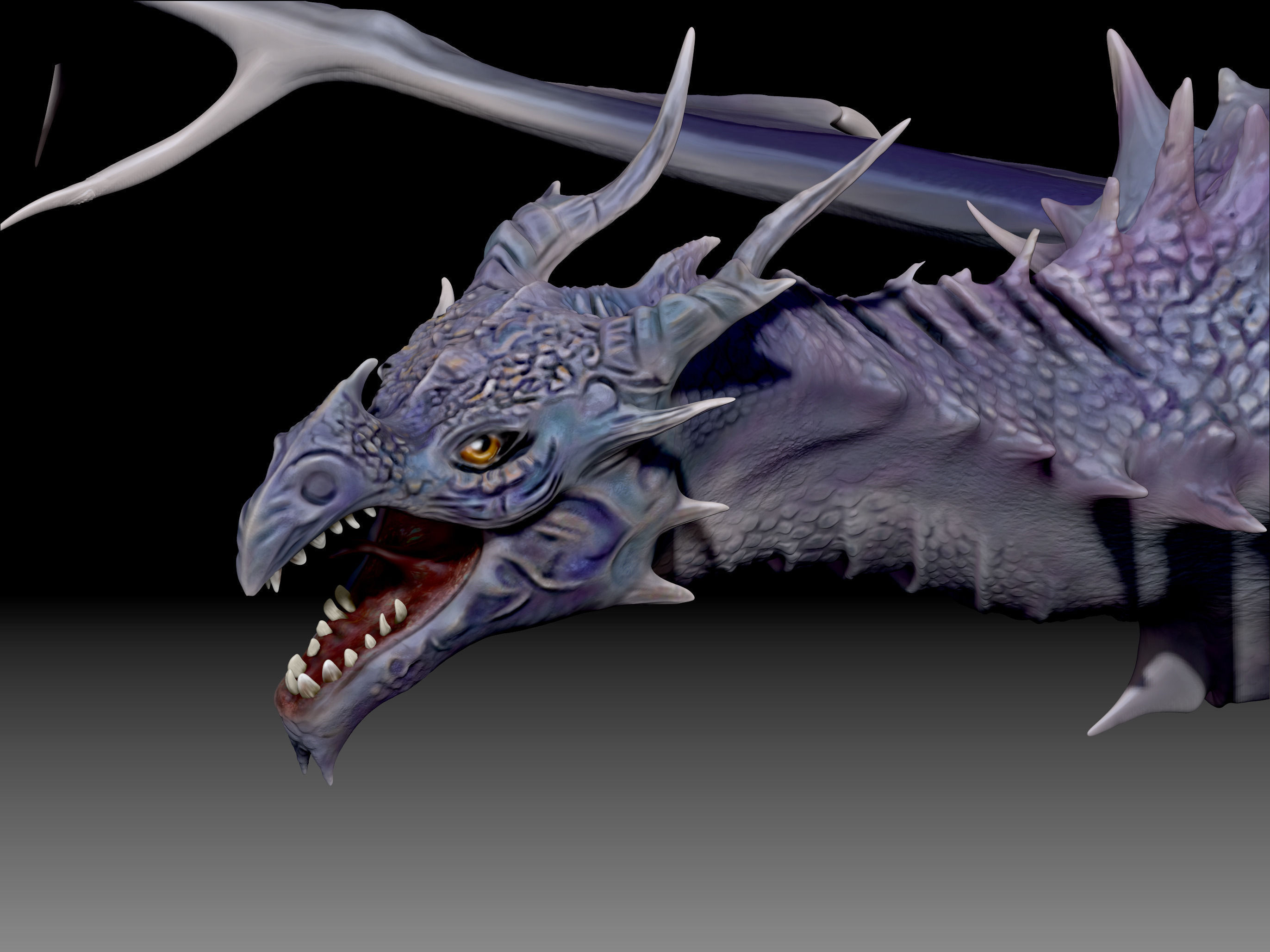 3D model Fantasy Dragon VR / AR / low-poly | CGTrader