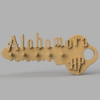 Key Holder Harry Potter Alohomora 3D model 3D printable | CGTrader