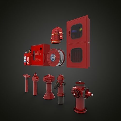 Fire Equipment Extinguisher 3D model | CGTrader