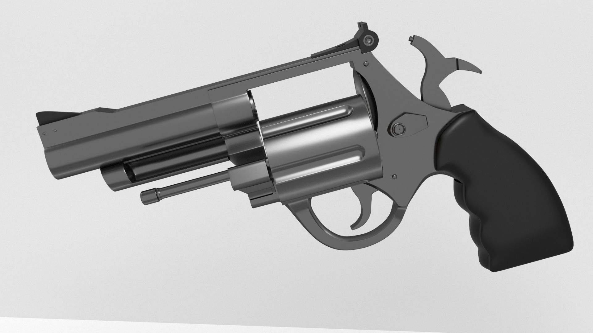 Revolver Gun 3D model animated | CGTrader