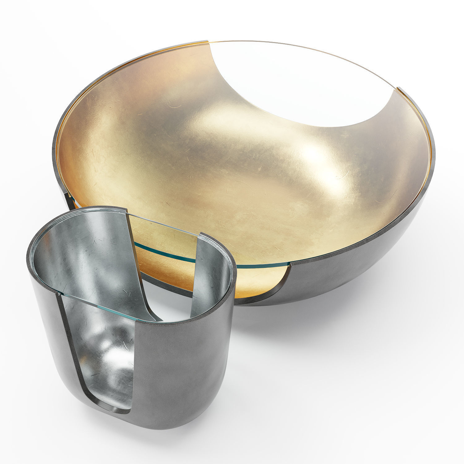 SOLEIL COCKTAIL TABLES 3D model | CGTrader