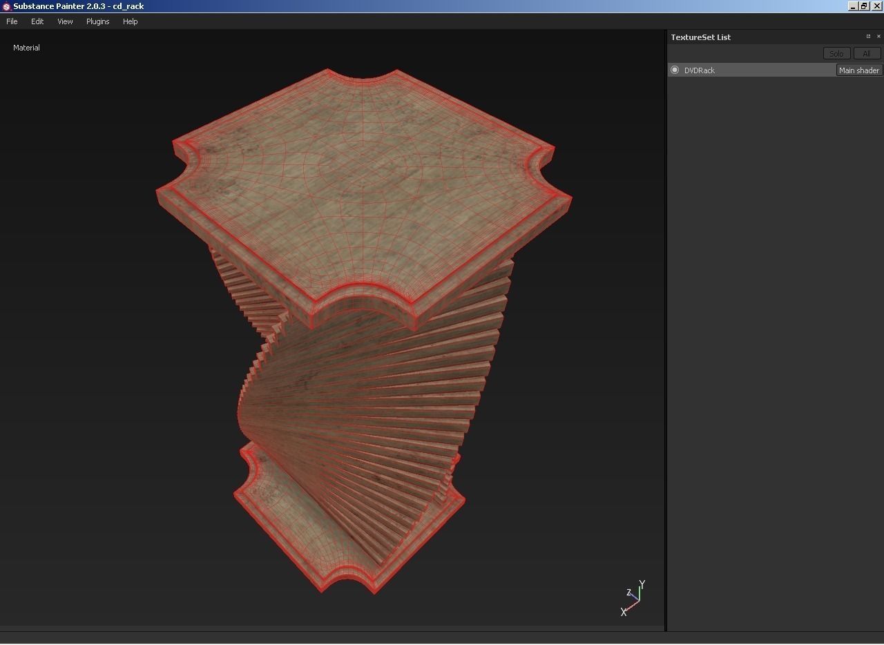 CD DVD Blu-ray disc rack 3D model | CGTrader