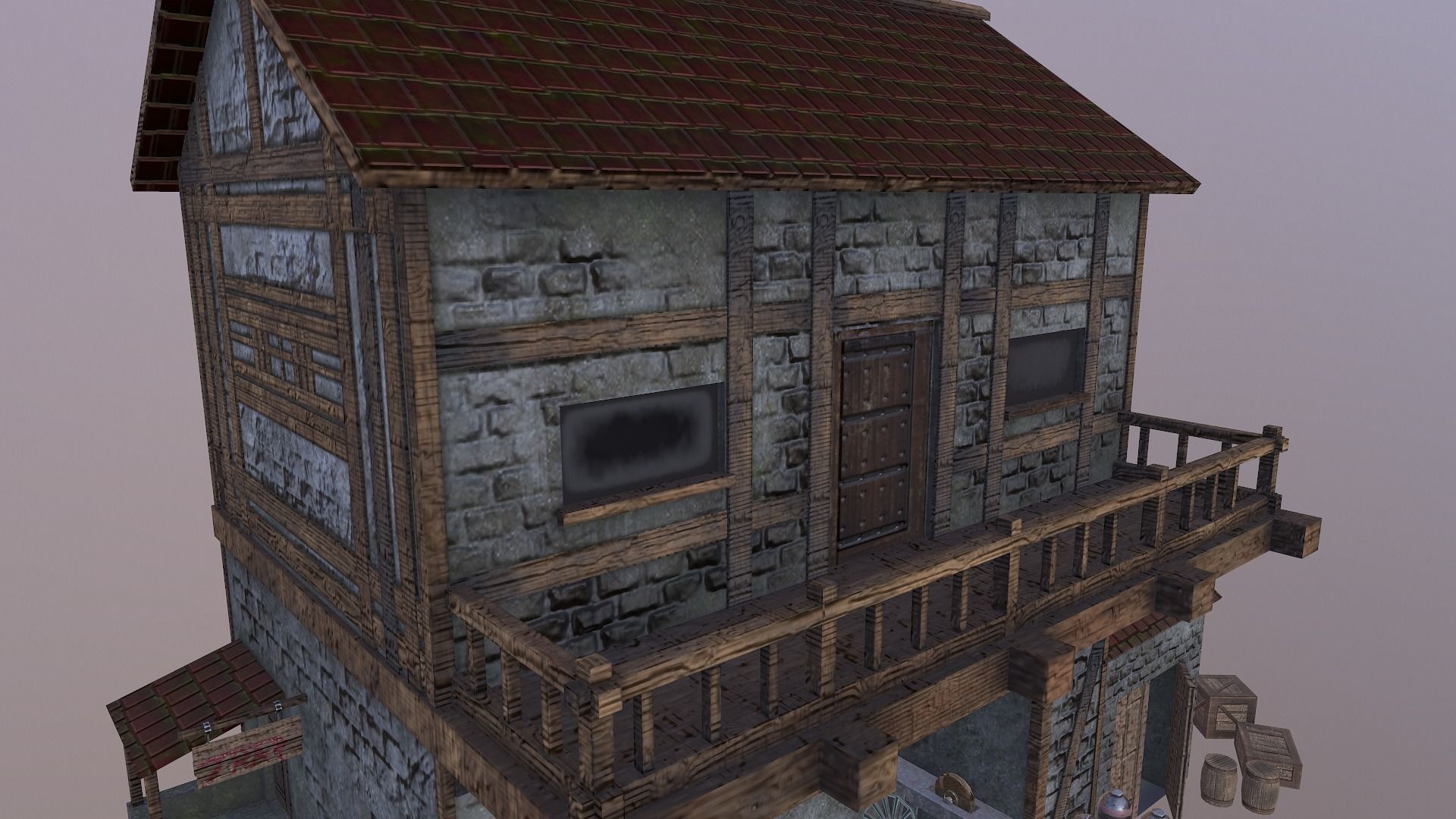 3D model Medieval Trap Workshop VR / AR / low-poly | CGTrader