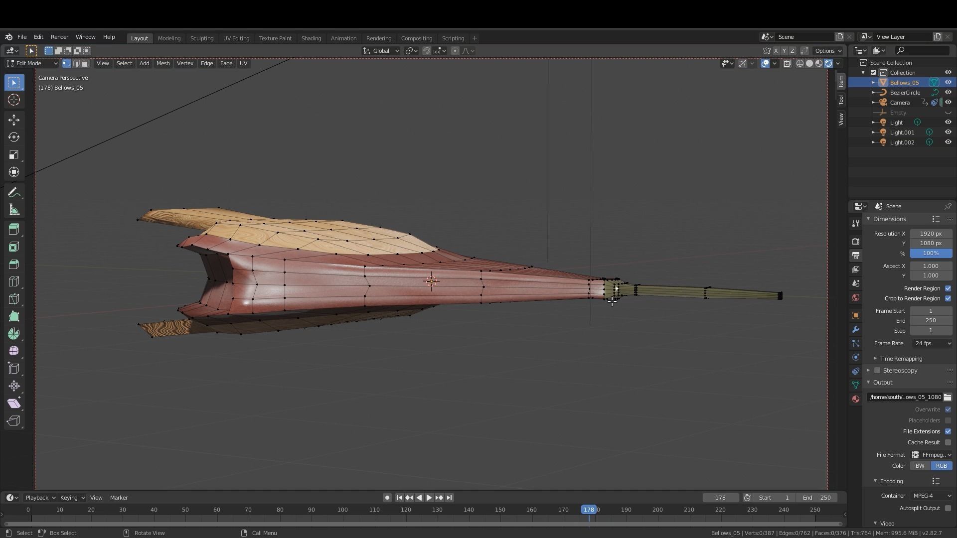 3D model Bellows - Rigged and Animated PBR VR / AR / low-poly rigged ...