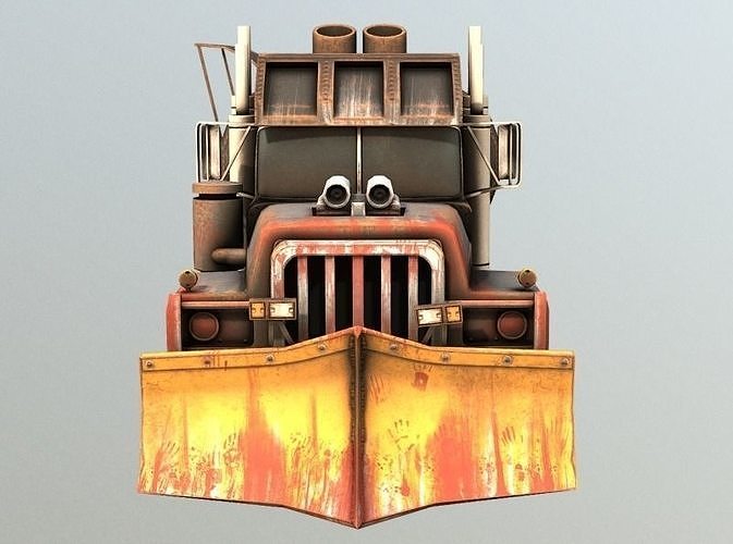The Pig Rig Post Apocalyptic Food Truck 3D model | CGTrader