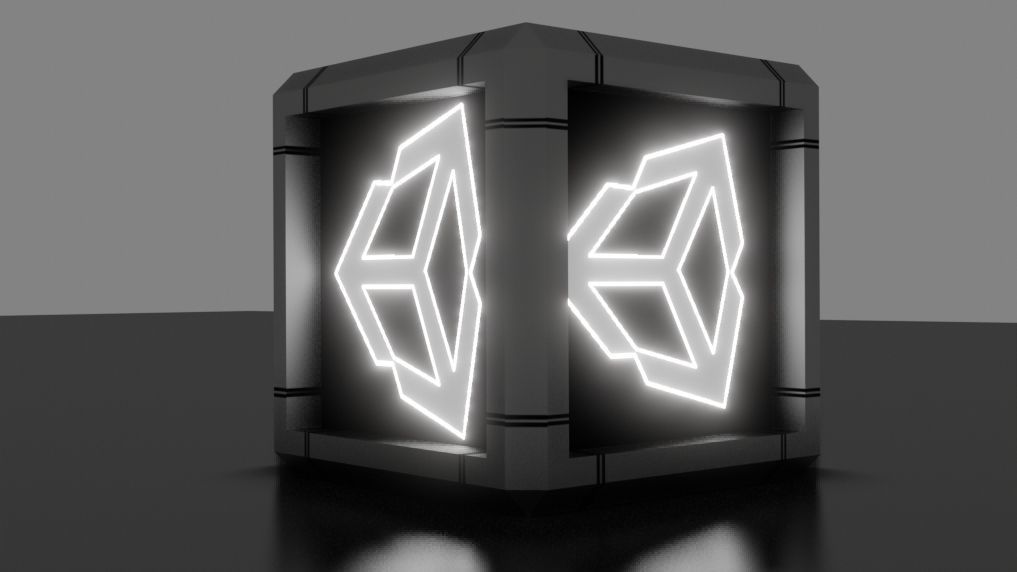 3D model Unity Cube VR / AR / low-poly | CGTrader