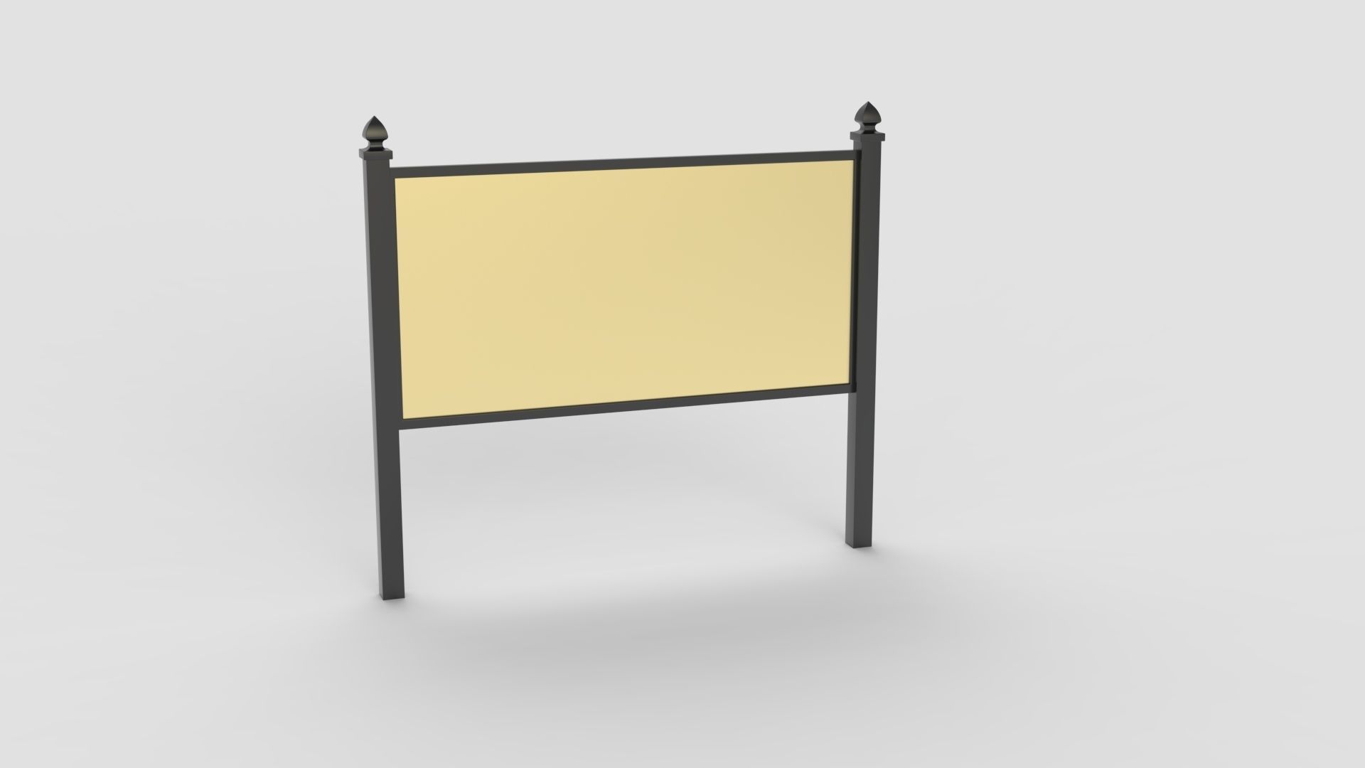 Outdoor Business Sign 3D model | CGTrader