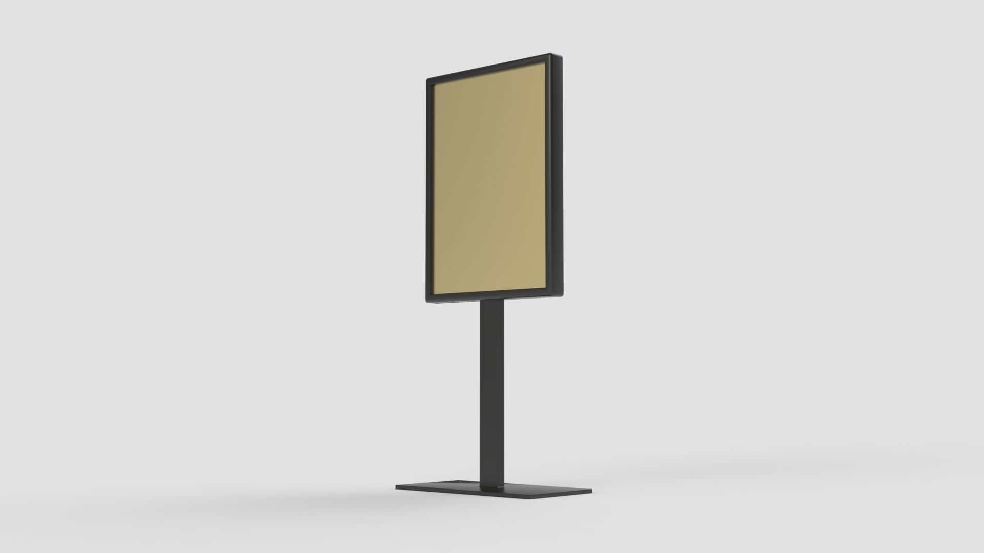 Matte Display Stand 3D model | CGTrader