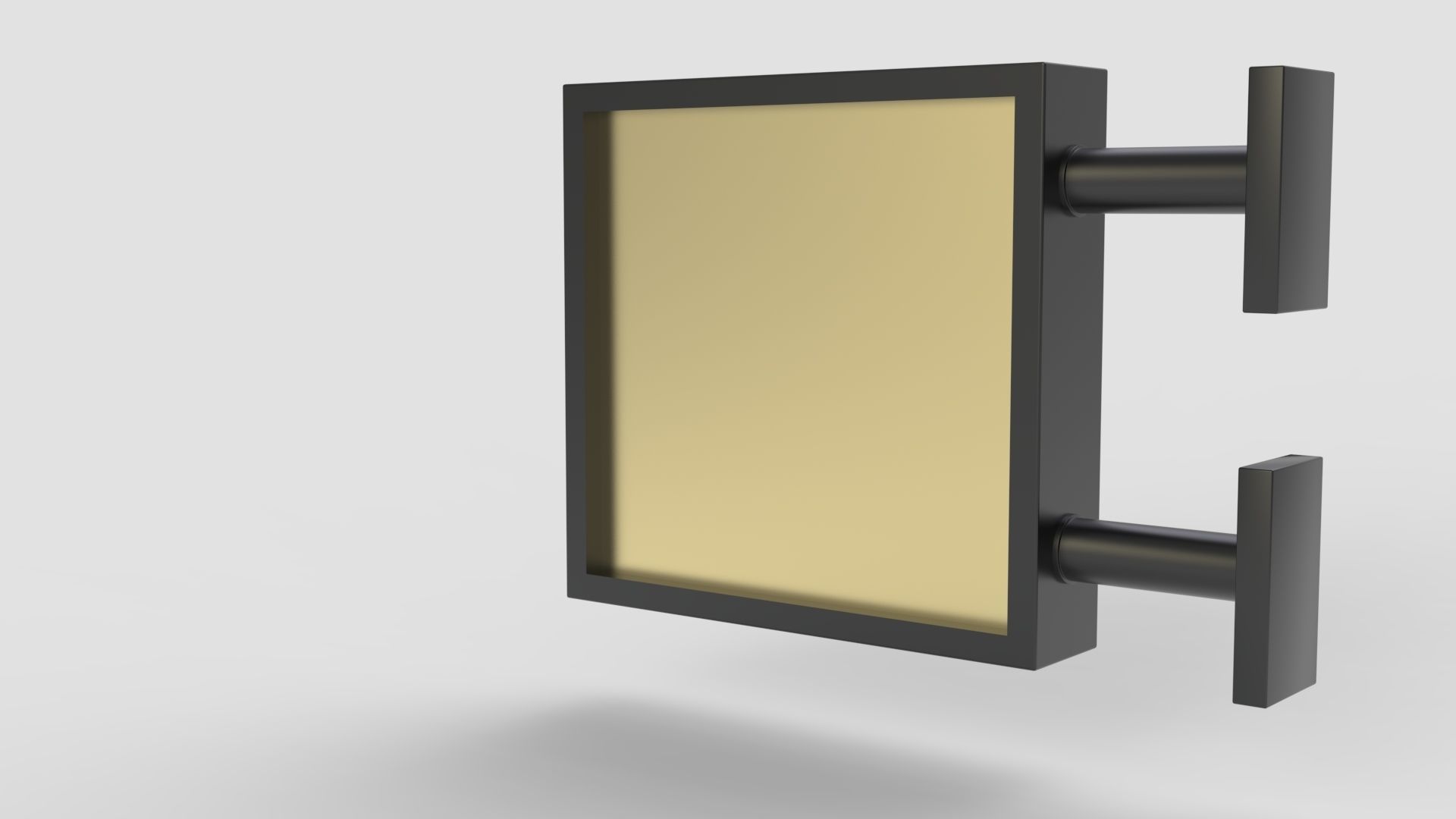 Square Signboard 3D model | CGTrader