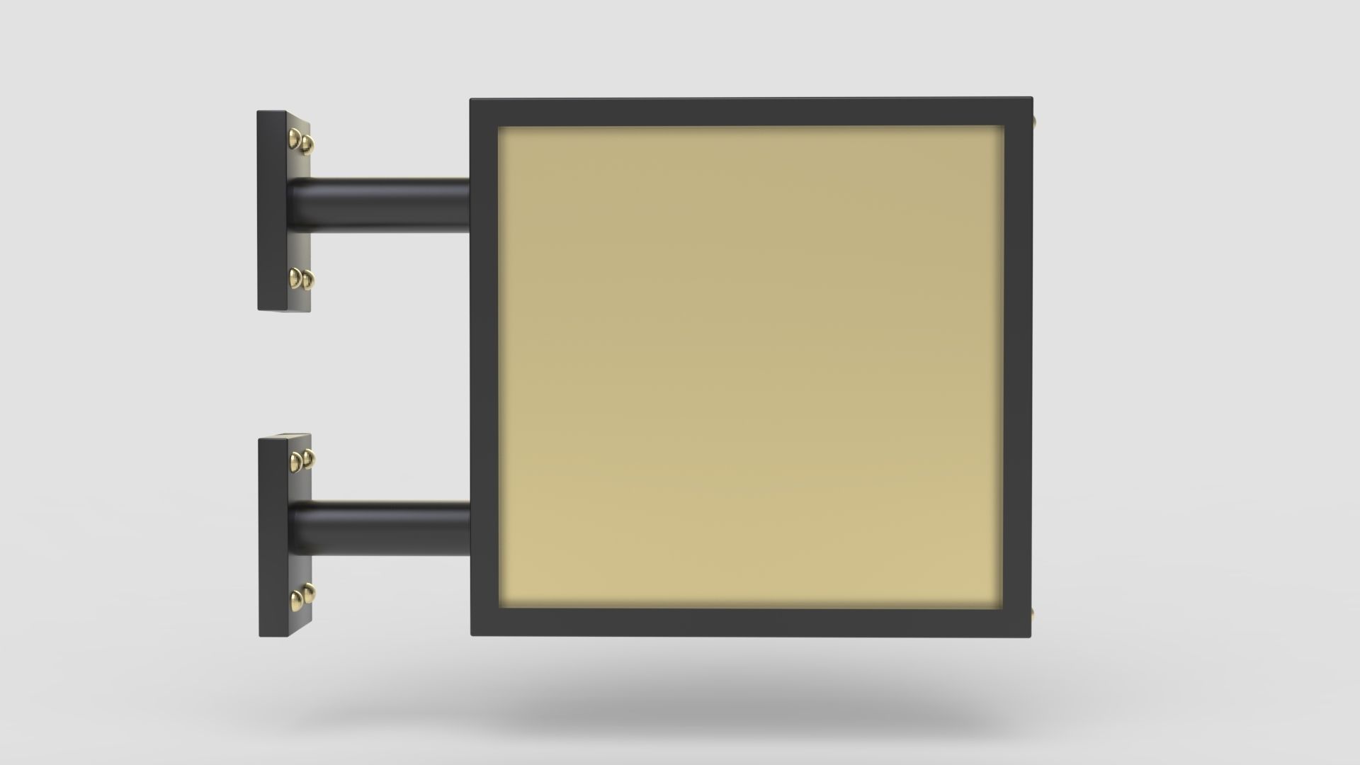 Square Signboard 3D model | CGTrader