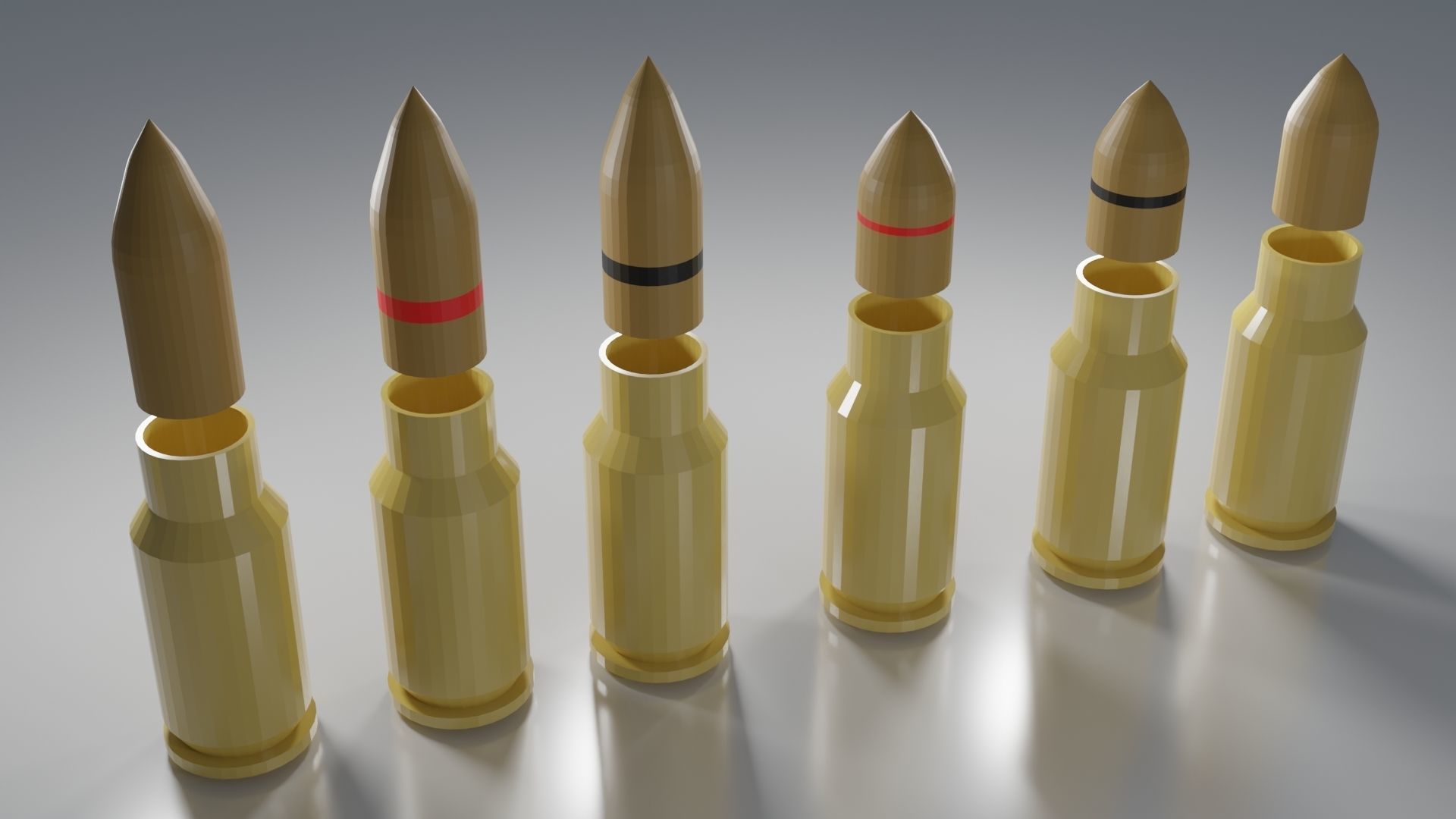 3D model Modular Low Poly Ammo Pack VR / AR / low-poly | CGTrader
