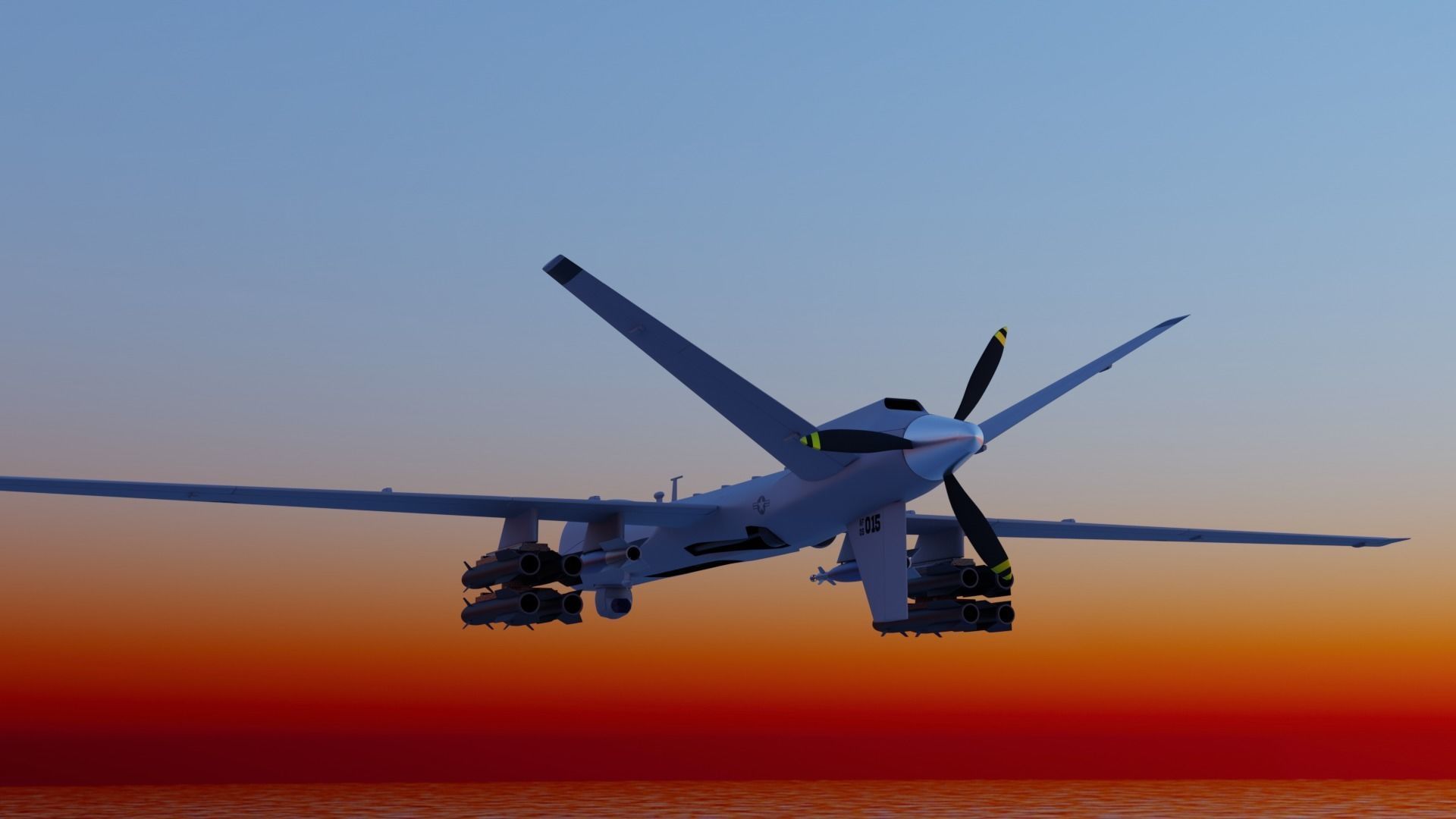 mq-9 reaper 3D model | CGTrader
