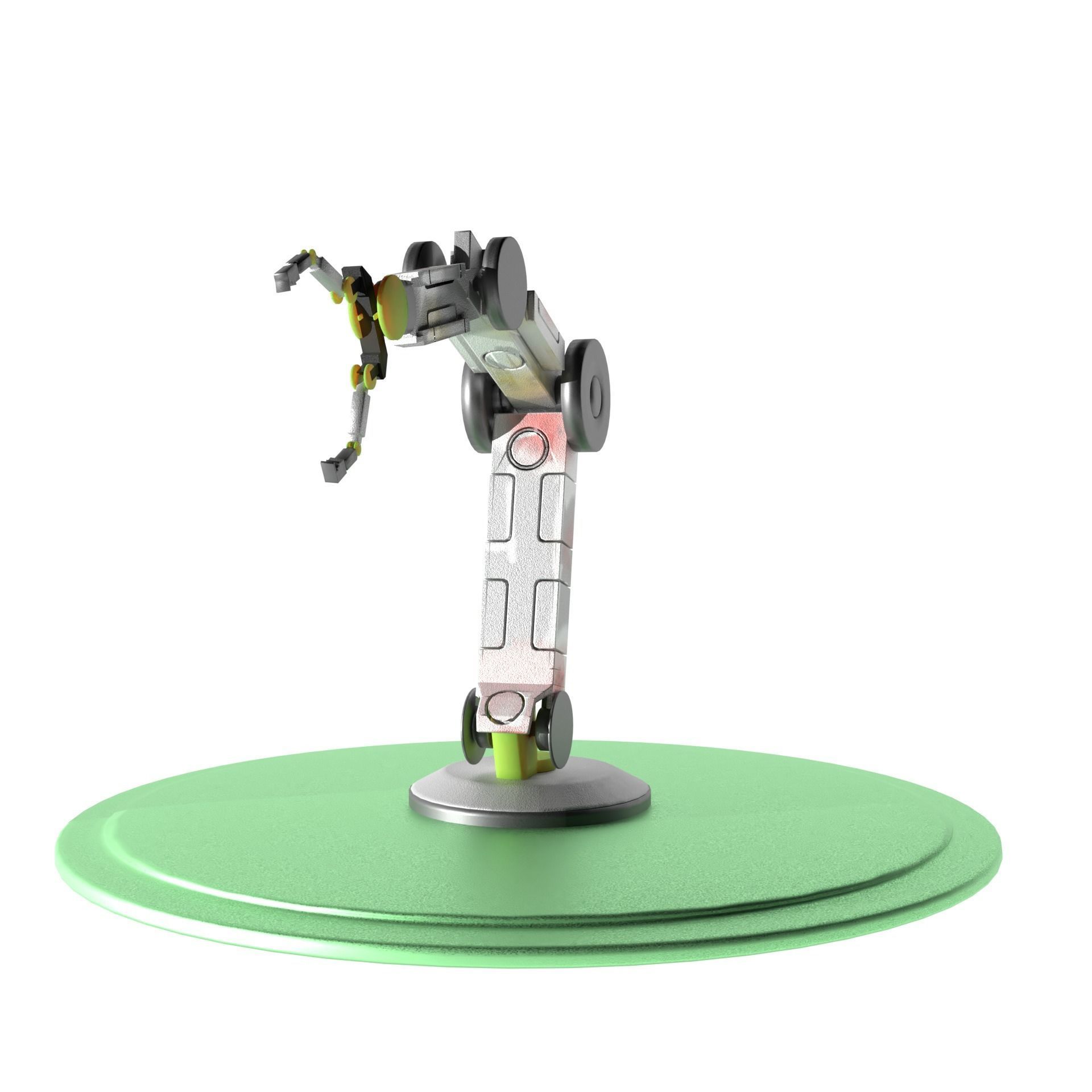 3D model Robot arm low poly VR / AR / low-poly | CGTrader