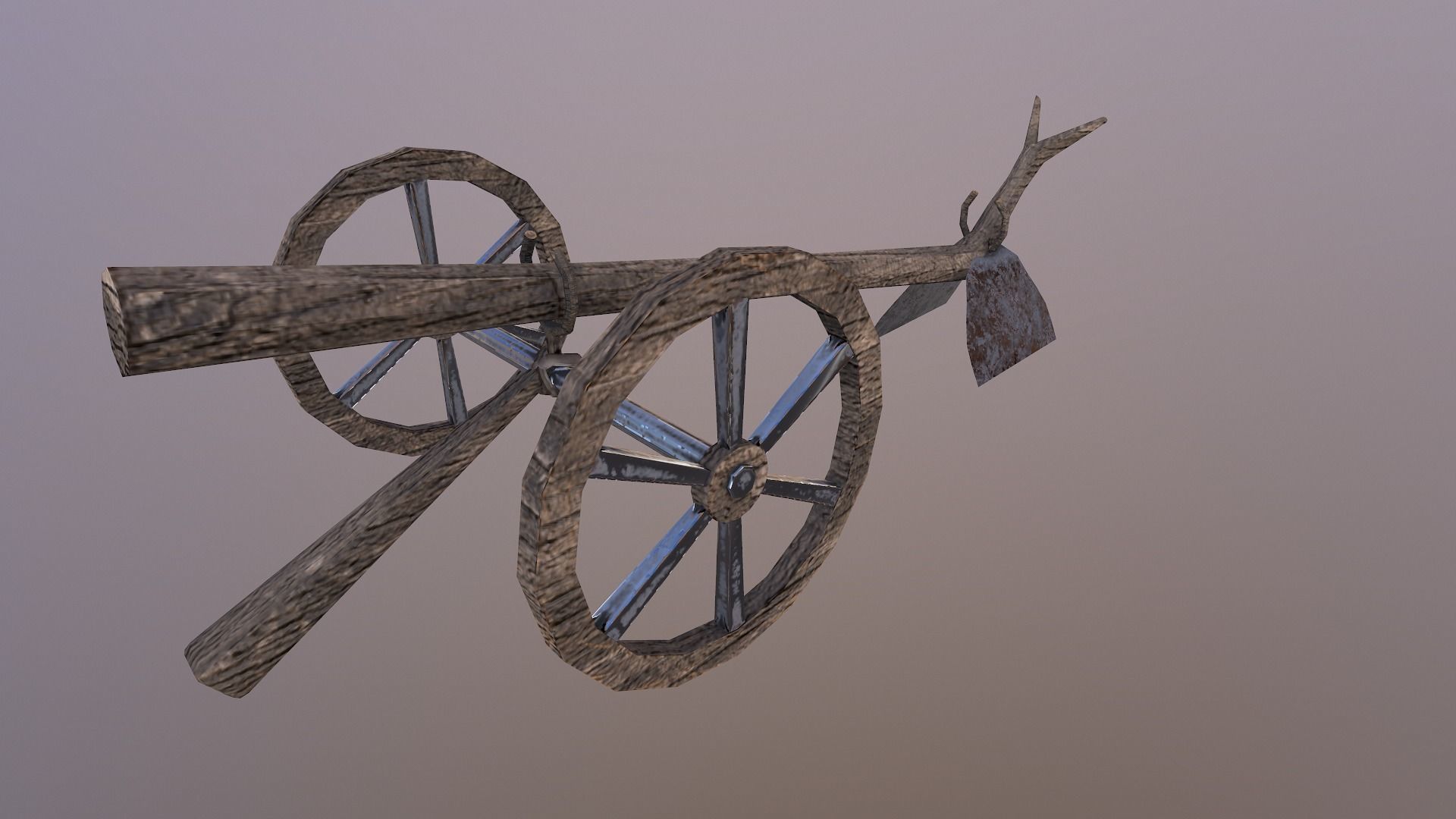 3D model Low Poly Hoe VR / AR / low-poly | CGTrader