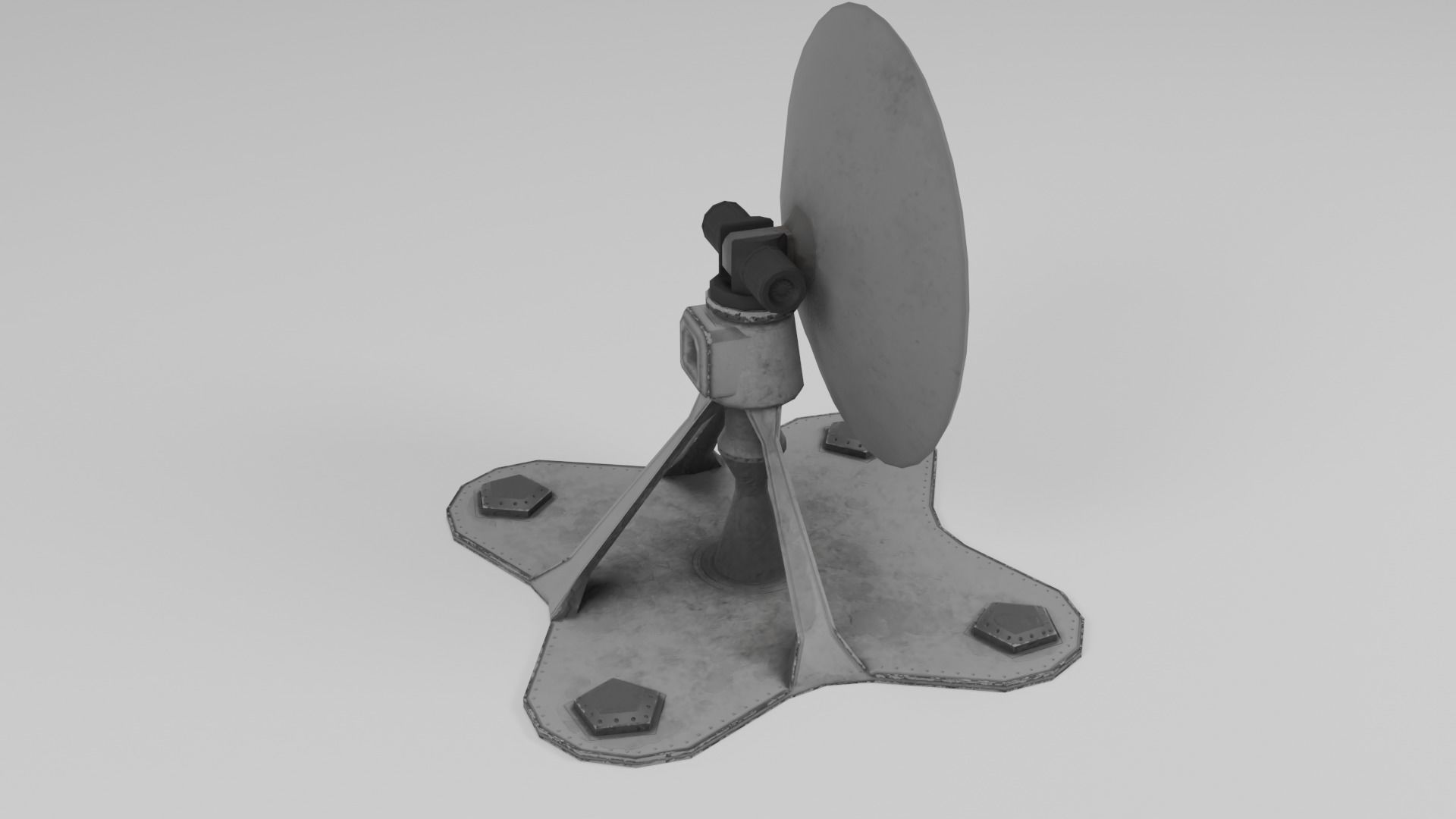 3D model Low poly containers for colony VR / AR / low-poly rigged ...