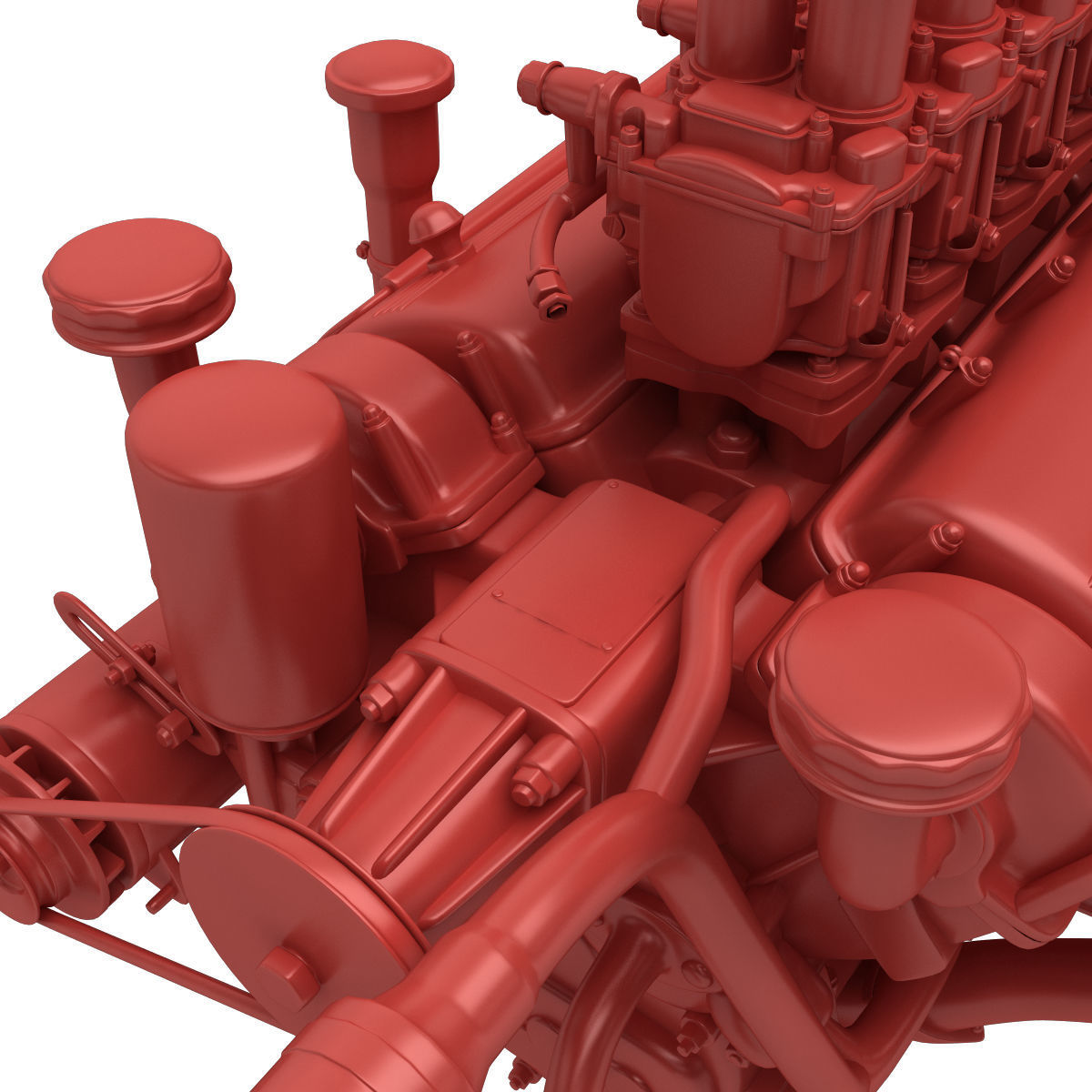 Ferrari Colombo 250 Engine - 3 liter 3D model 3D printable | CGTrader