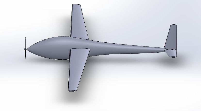 Glider design 3D model 3D printable | CGTrader
