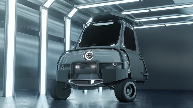 Peel P50 Offroad free 3D model | CGTrader