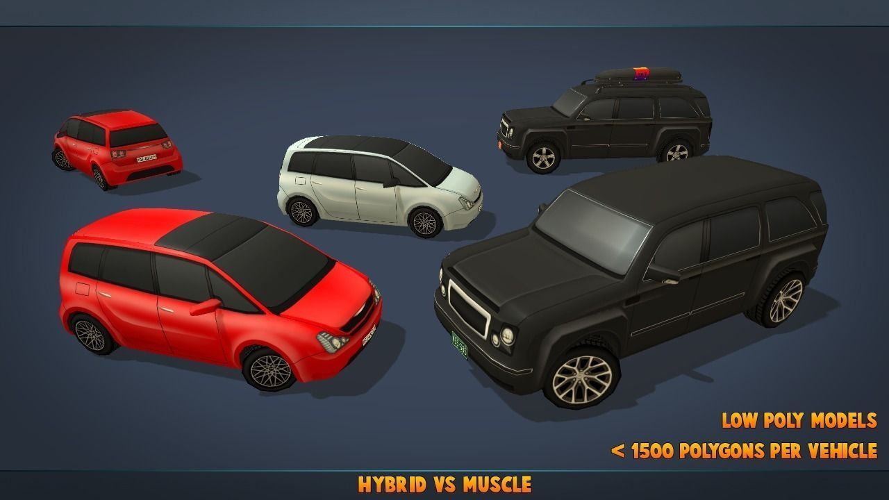 3D model Complete Vehicle Pack V2 VR / AR / low-poly | CGTrader