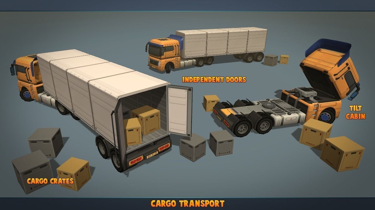 3D model Complete Vehicle Pack V2 VR / AR / low-poly | CGTrader