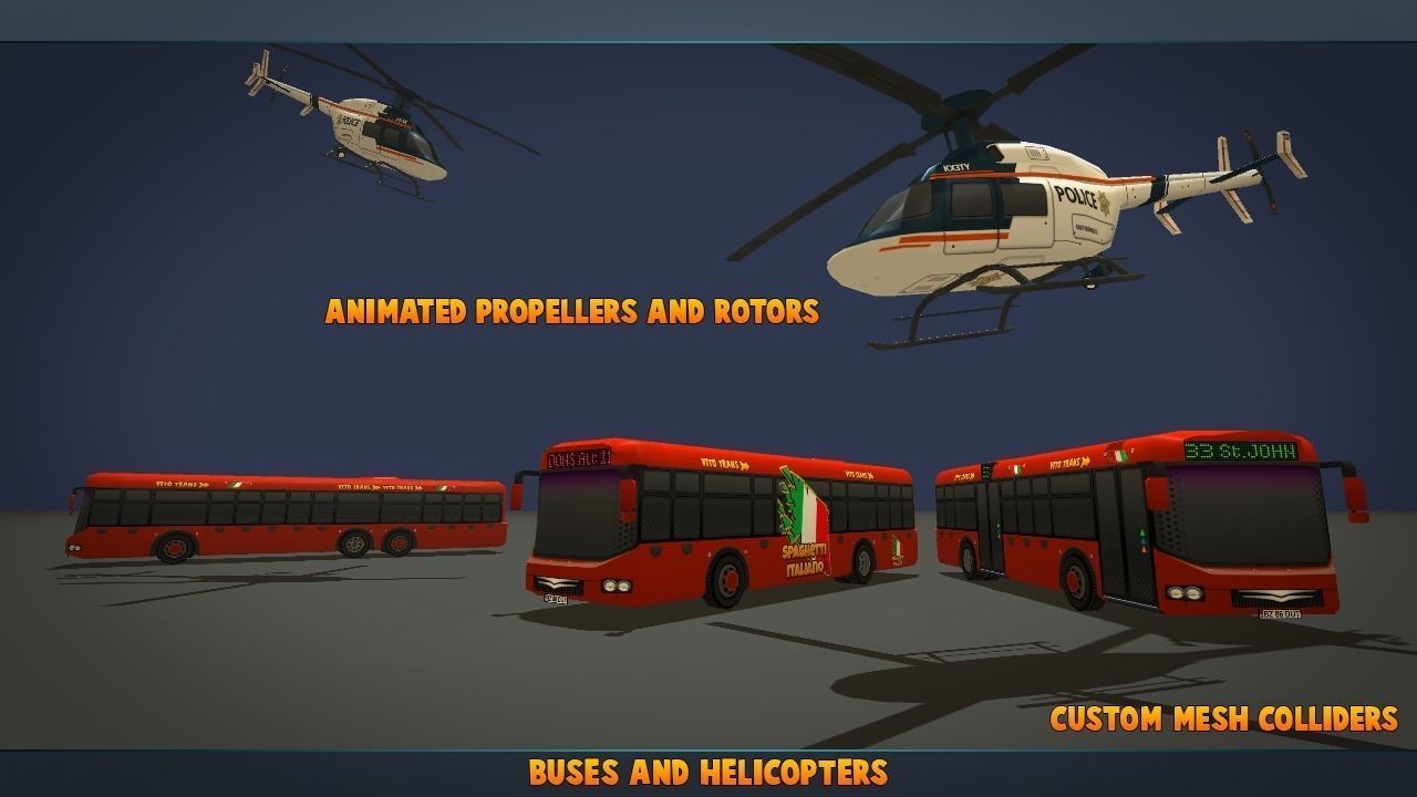 3D model Complete Vehicle Pack V2 VR / AR / low-poly | CGTrader