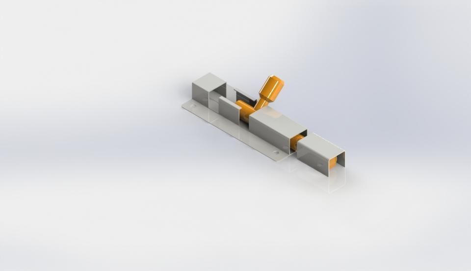 Tower Bolt 3D model | CGTrader