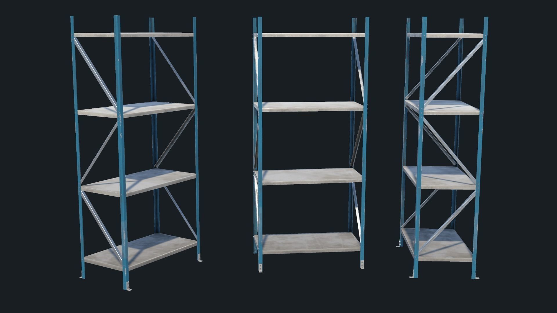 3D model Warehouse Props Pack VR / AR / low-poly | CGTrader