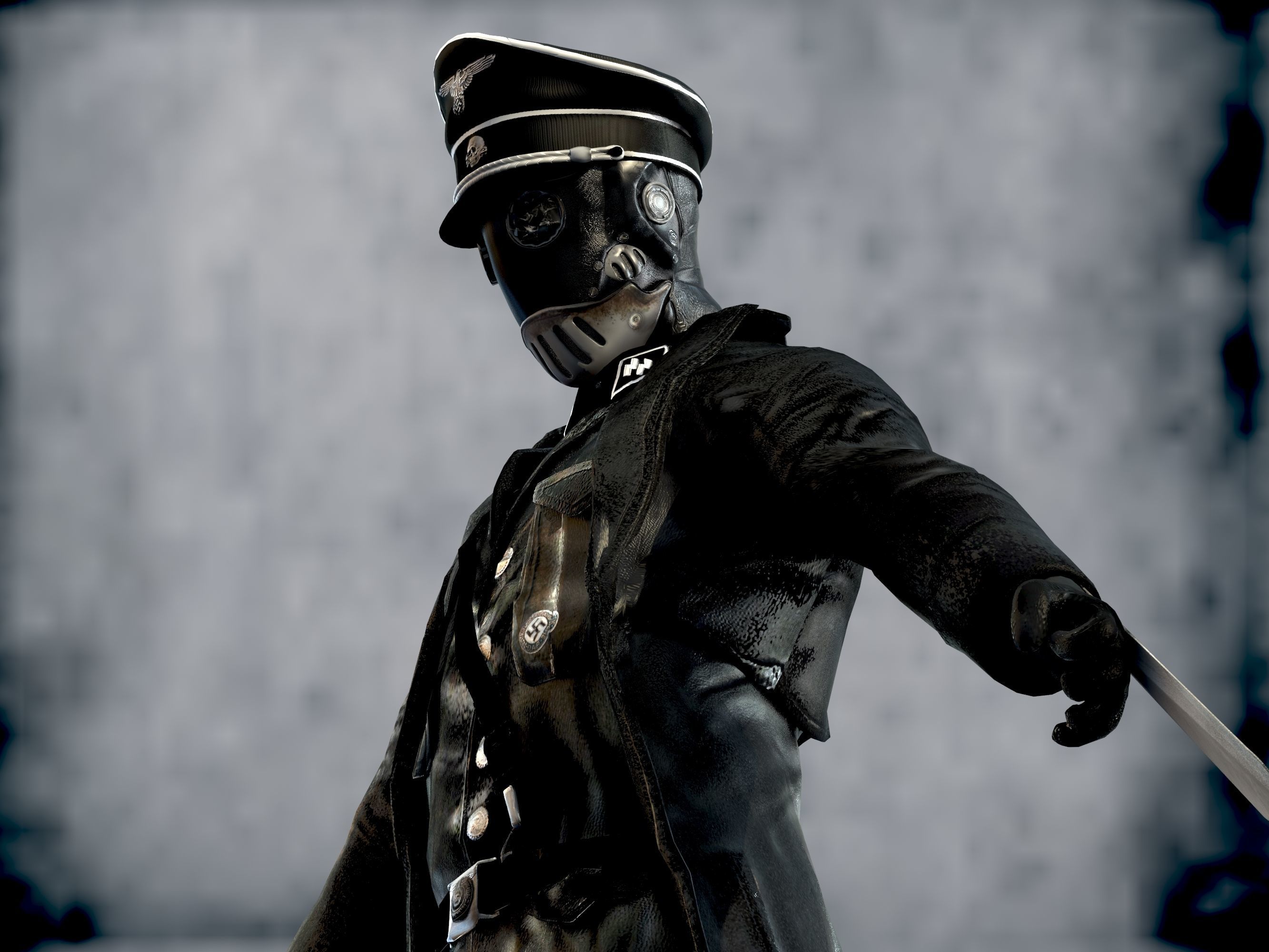 3D model Karl Ruprecht Kroenen from Hellboy VR / AR / low-poly rigged ...