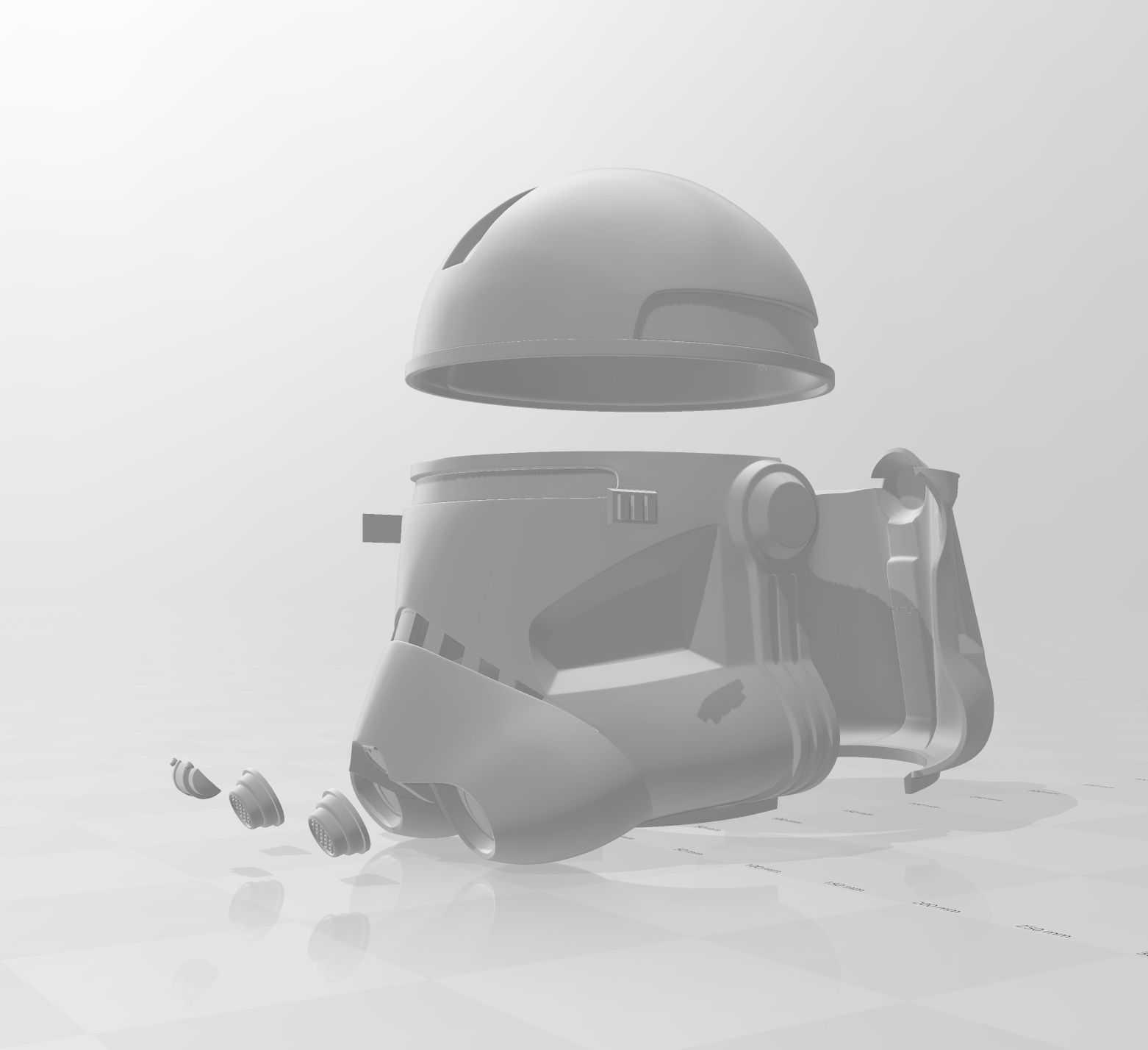 Star War Clone Trooper Flametrooper Helmet 3D model 3D printable | CGTrader