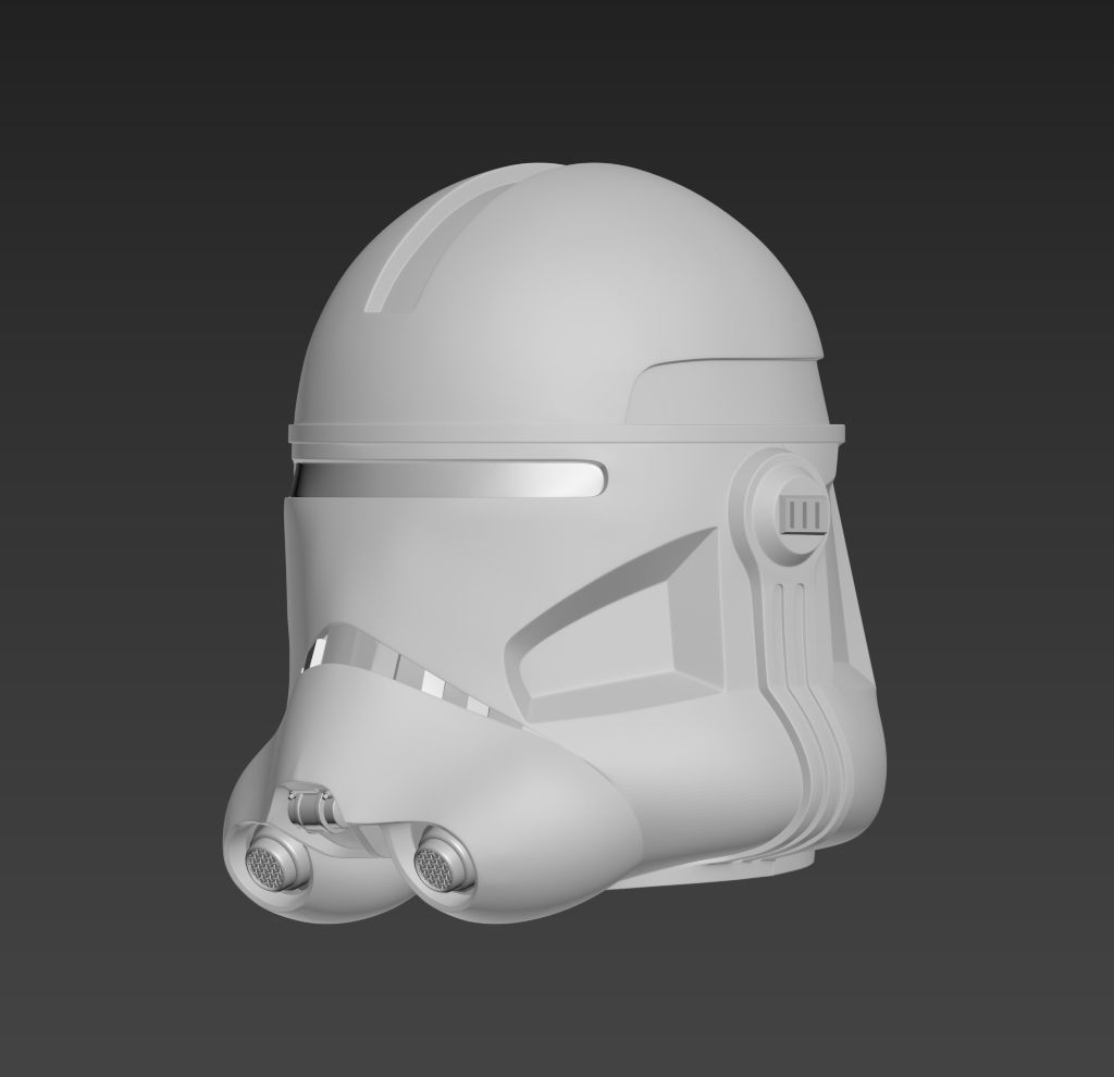 Star War Clone Trooper Flametrooper Helmet 3D model 3D printable | CGTrader