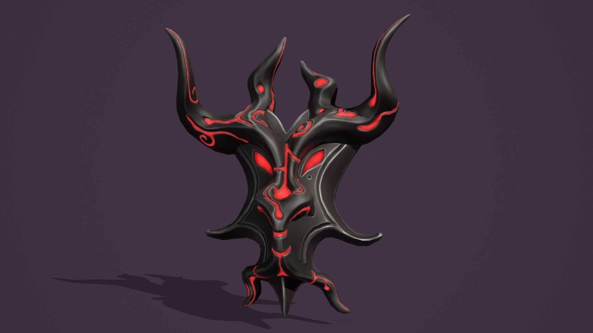 3D model Forest mask VR / AR / low-poly | CGTrader