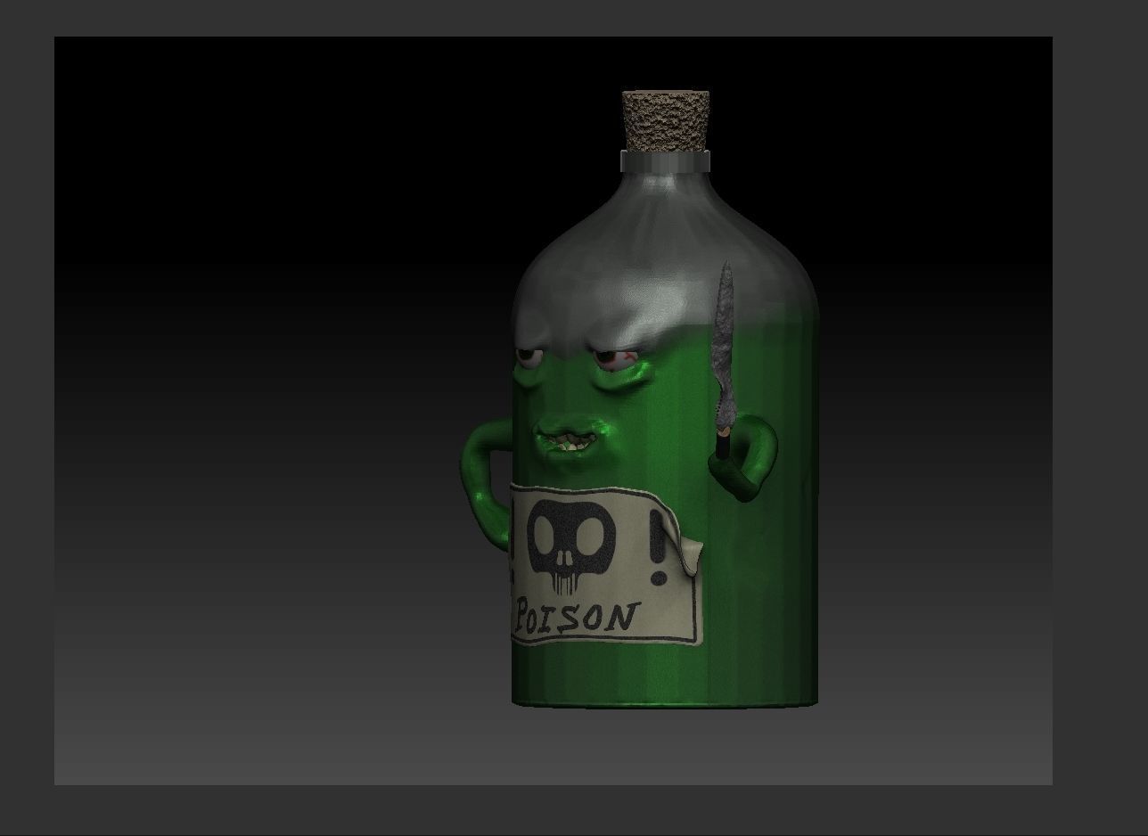 Mister Poison 3D model | CGTrader