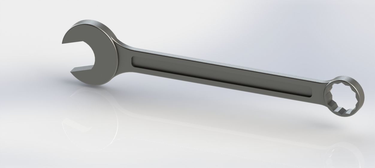 Spanner or wrench 3D model 3D printable | CGTrader