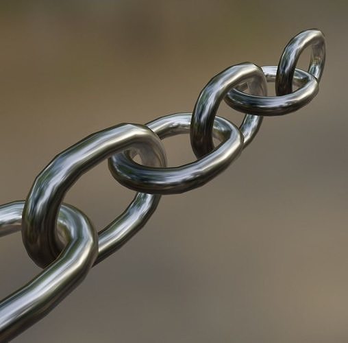 3D model Realistic Chain VR / AR / low-poly | CGTrader