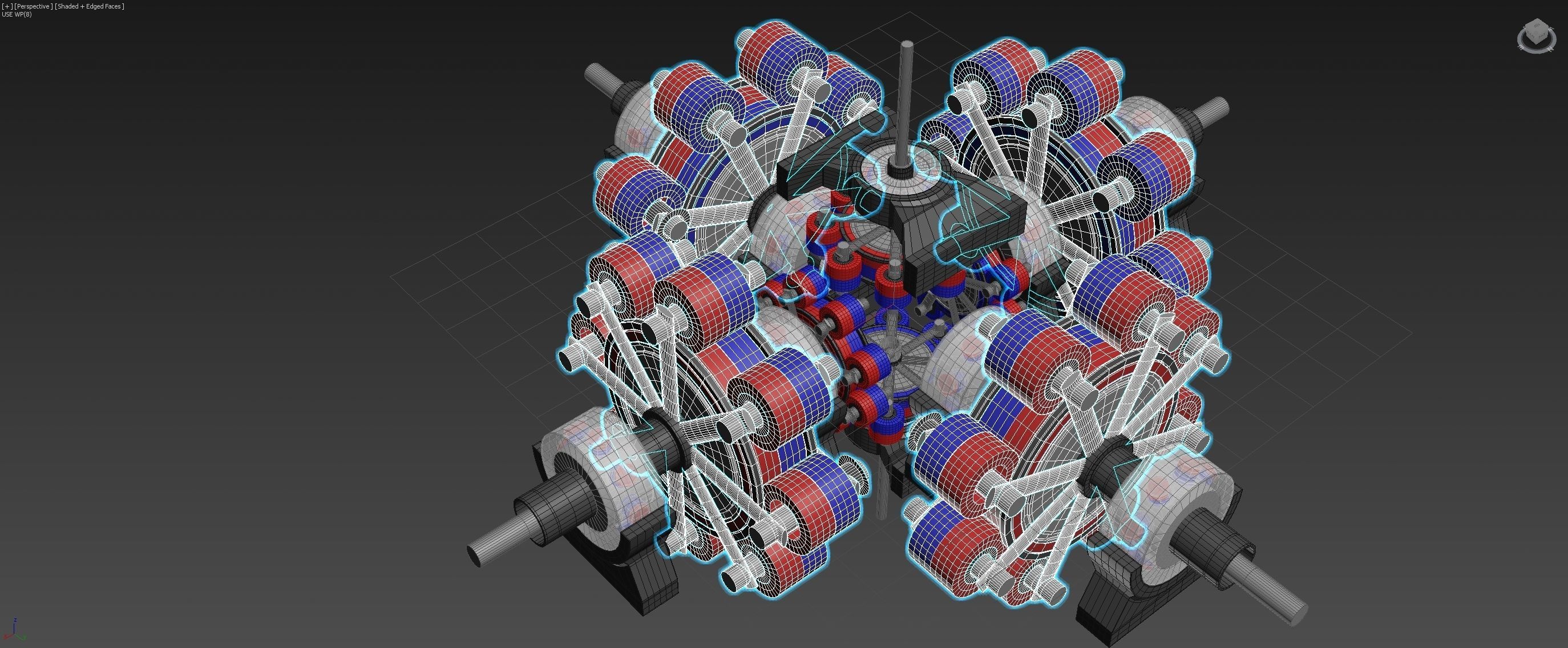 6D Suspended Inverted Magnetic Coupling - Concept 3D model | CGTrader