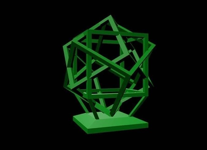 4D Complex Cubes 3D Print Ready free 3D model 3D printable | CGTrader