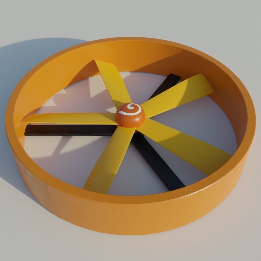 3D model Turbine propeller wheel VR / AR / low-poly | CGTrader