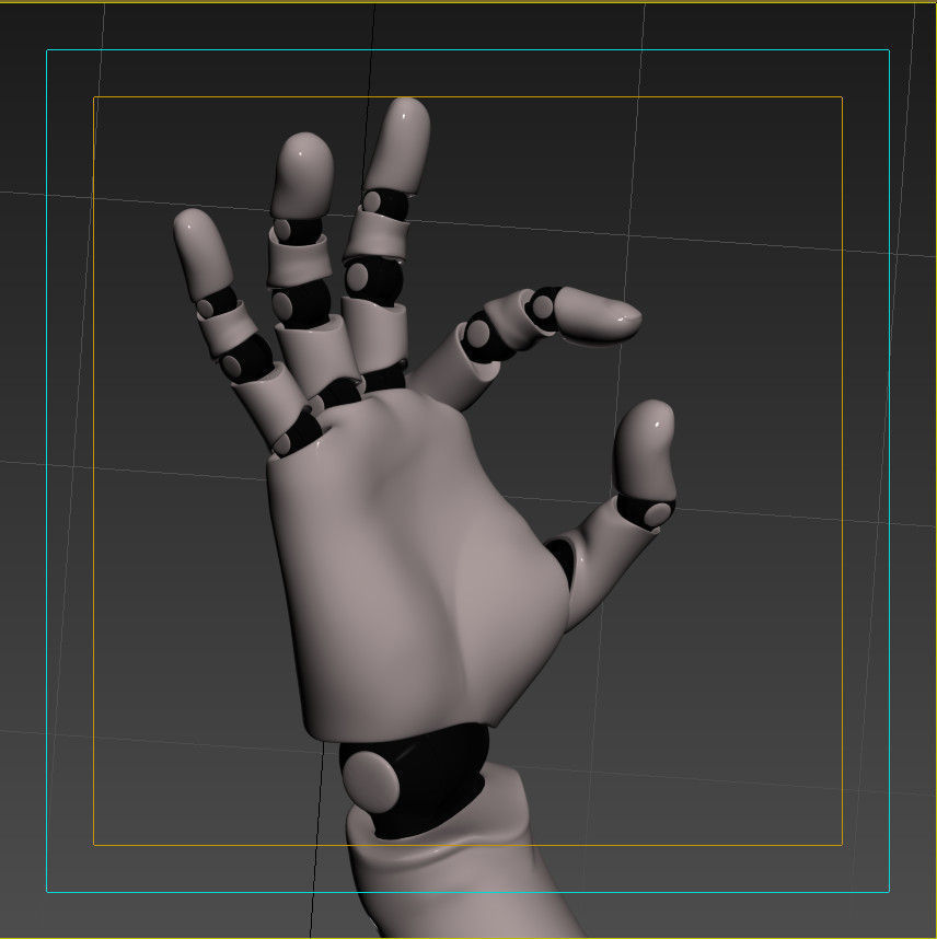Robot Hand Rigged Animated 3D model animated rigged | CGTrader