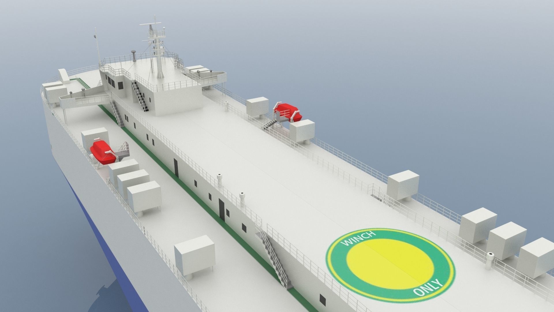 MV Modern Express 3D model | CGTrader