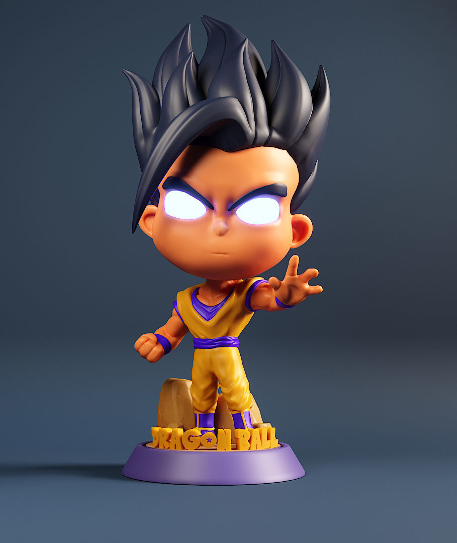 Dragon Ball Gohan 3D model 3D printable | CGTrader