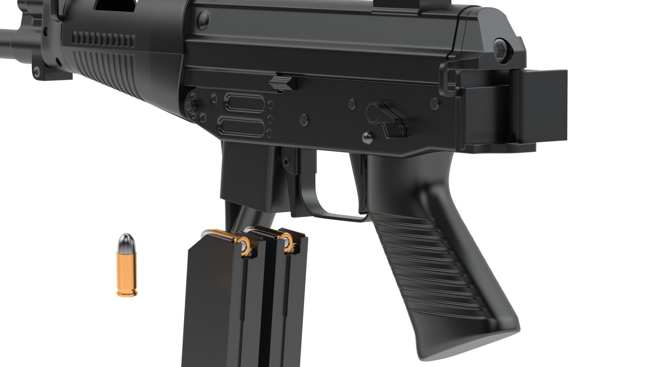 FAMAE SAF 3D model | CGTrader
