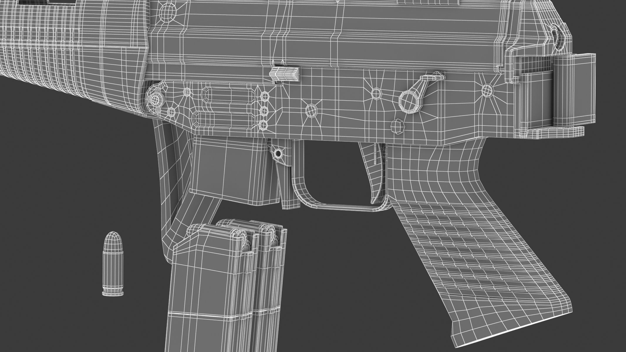 FAMAE SAF 3D model | CGTrader