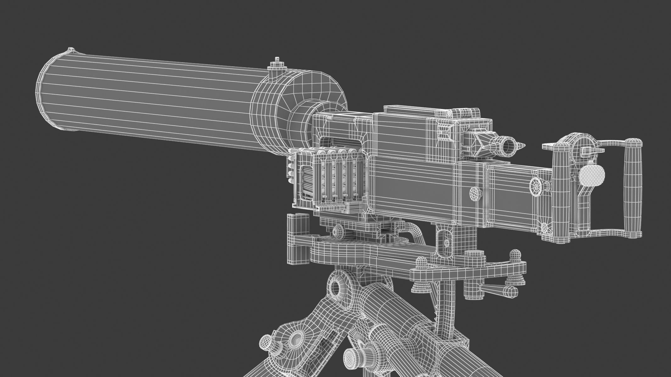 Fiat-Revelli Modello 1914 3D model | CGTrader