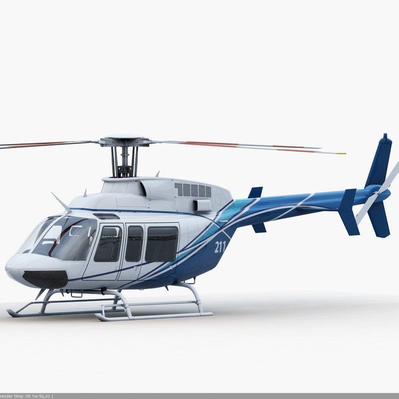 Bell 407 3D model | CGTrader