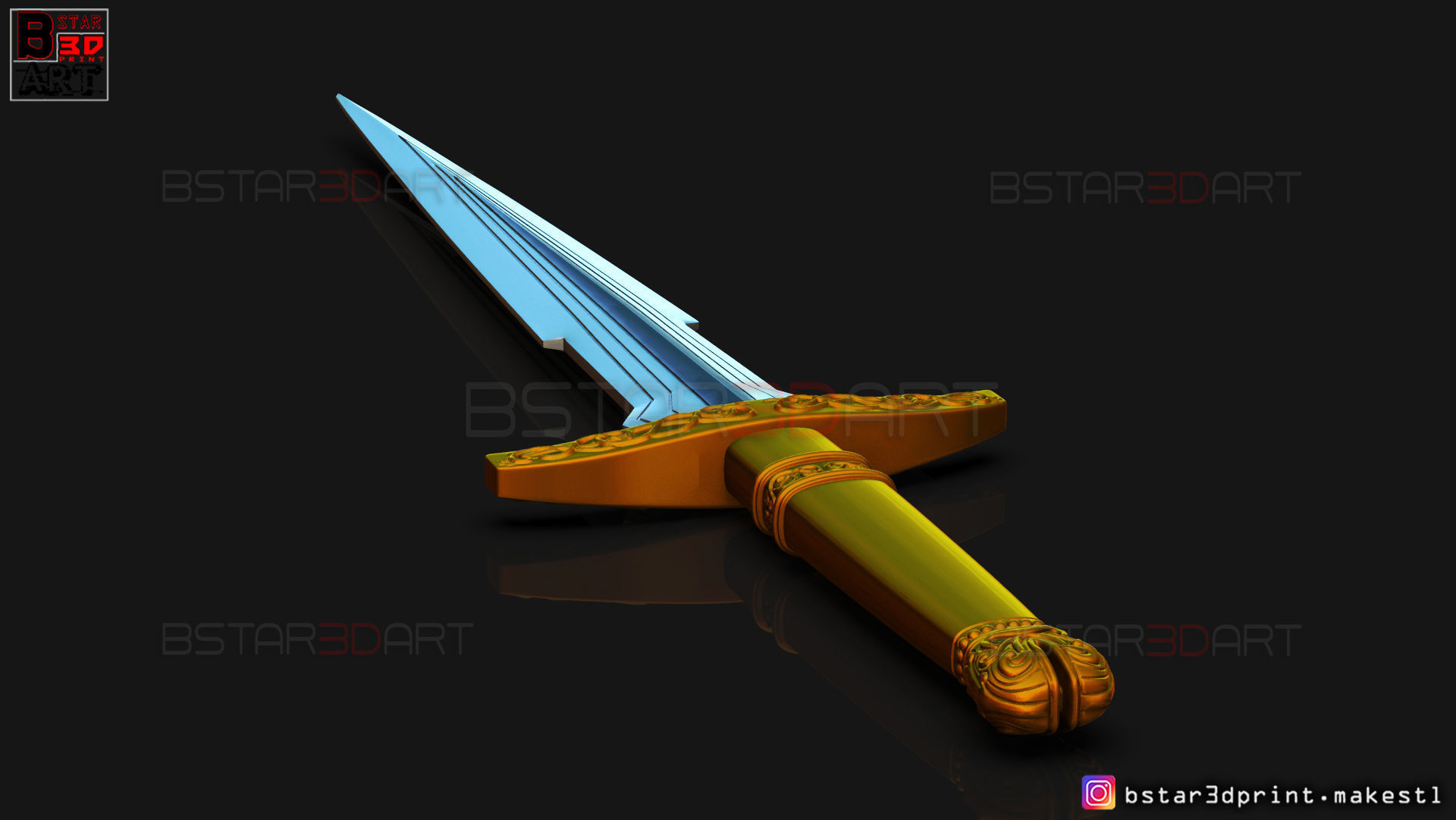 Loki Dagger 2021 - 2 Versions - Weapons of Loki - TV series 3D model 3D ...