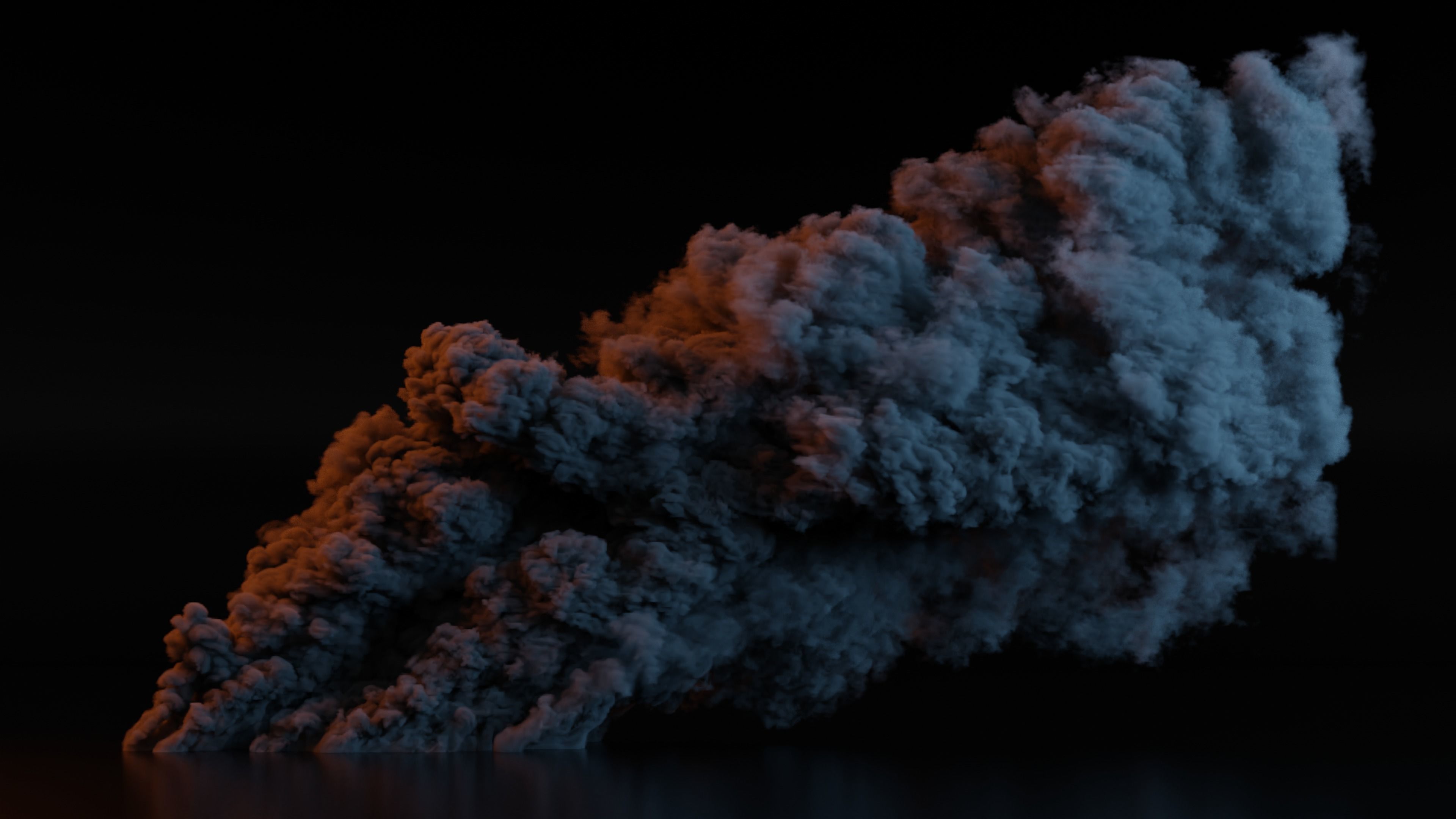 Rising Smoke 3D model animated | CGTrader