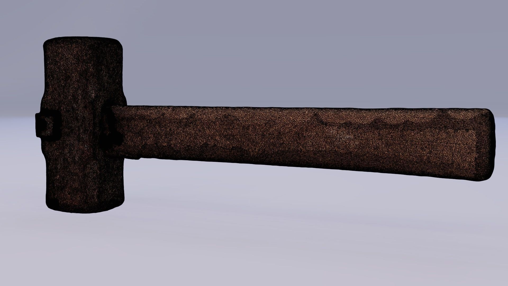 Hammer old high-poly 3D model | CGTrader