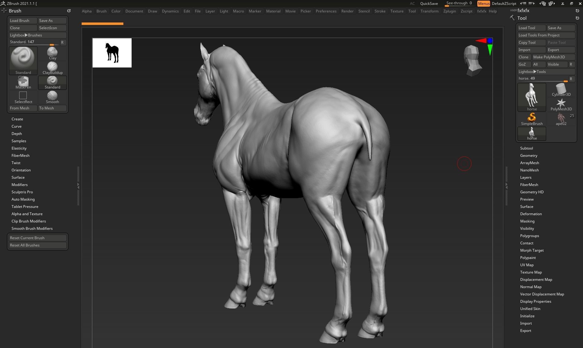Stallion Horse Sculpt highres 3D print model 3D model 3D printable ...