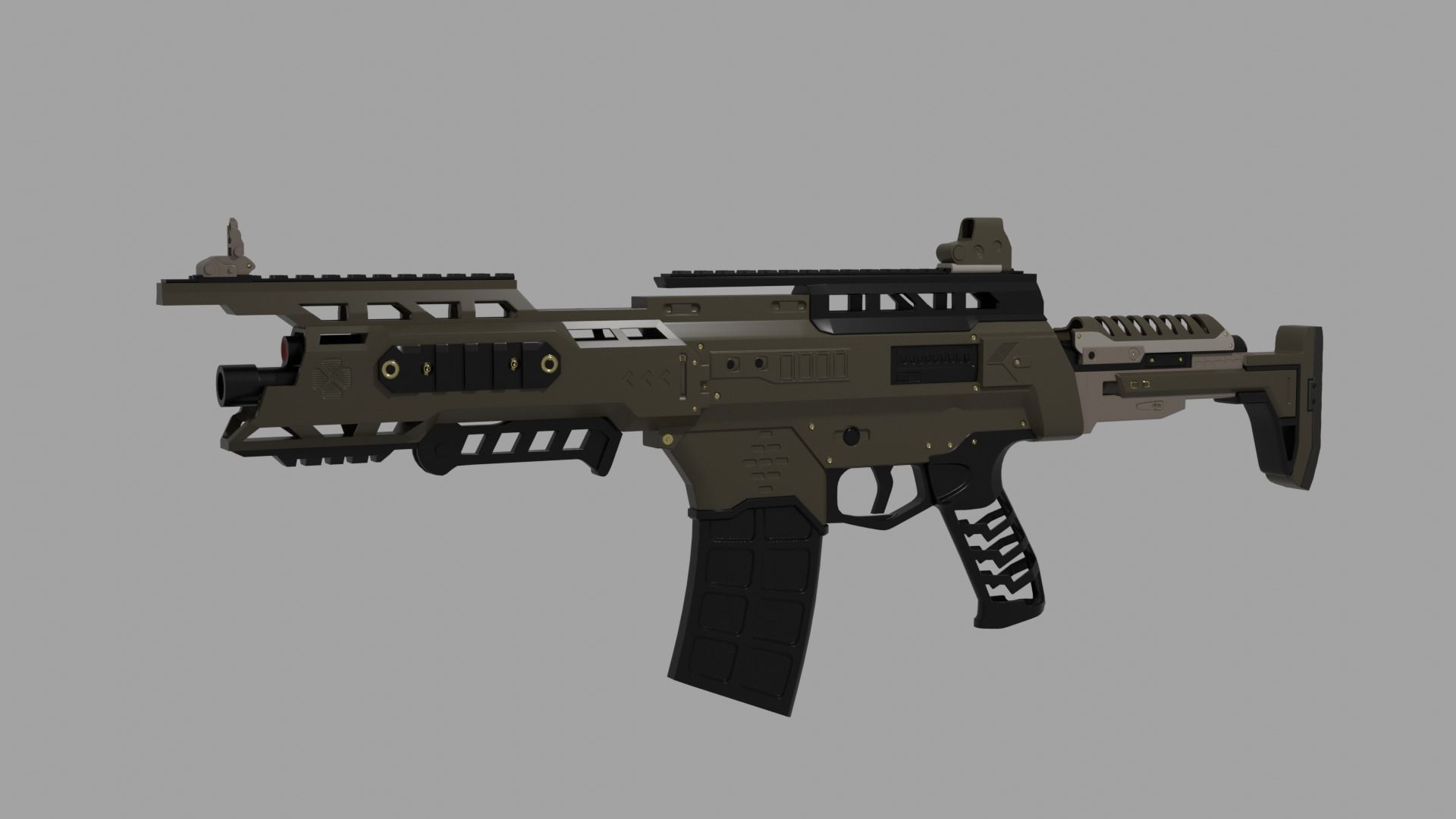 rifle gun 3D model | CGTrader